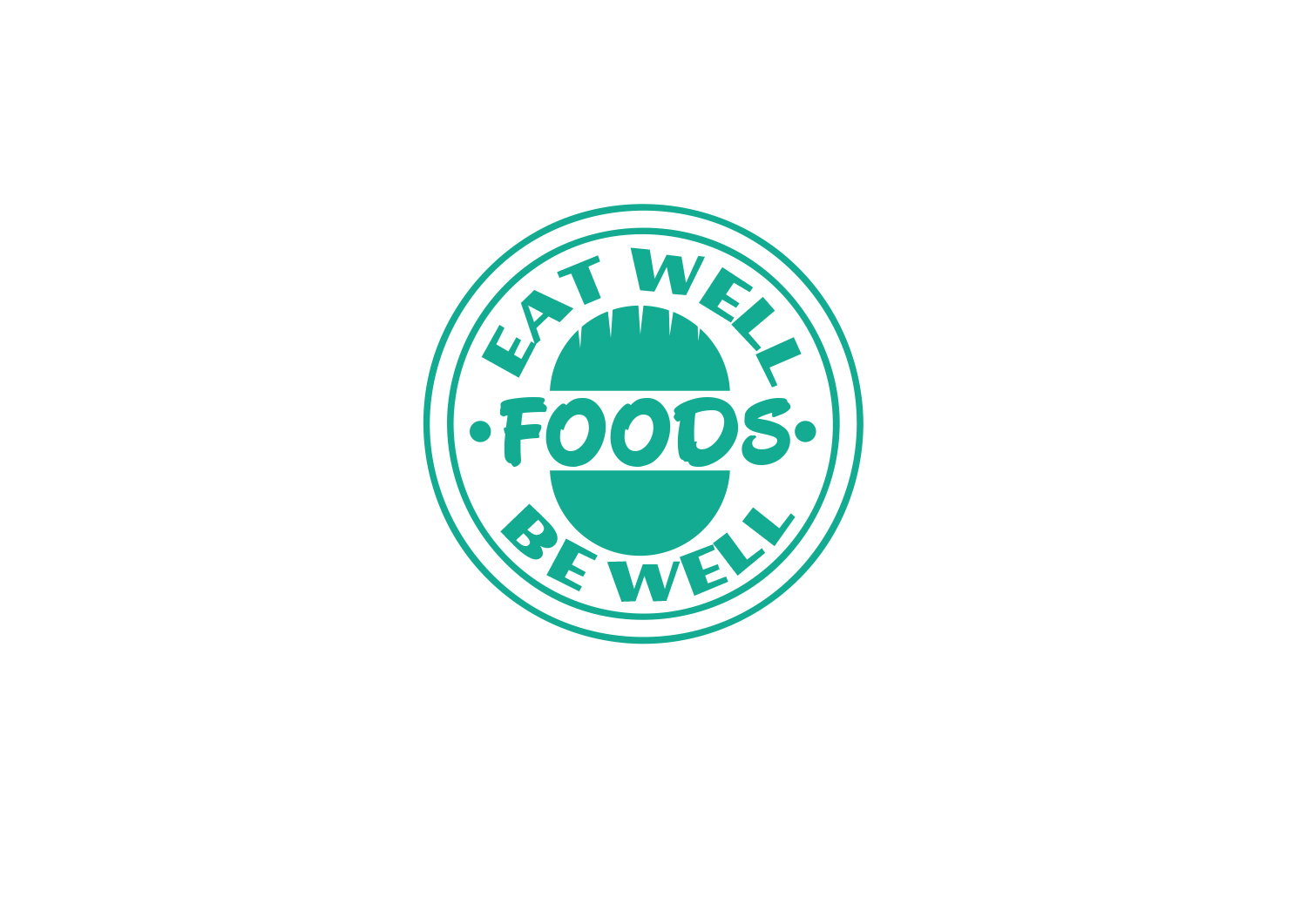 Playful, Modern Logo Design for Eat Well Be Well Foods by fisekovic ...