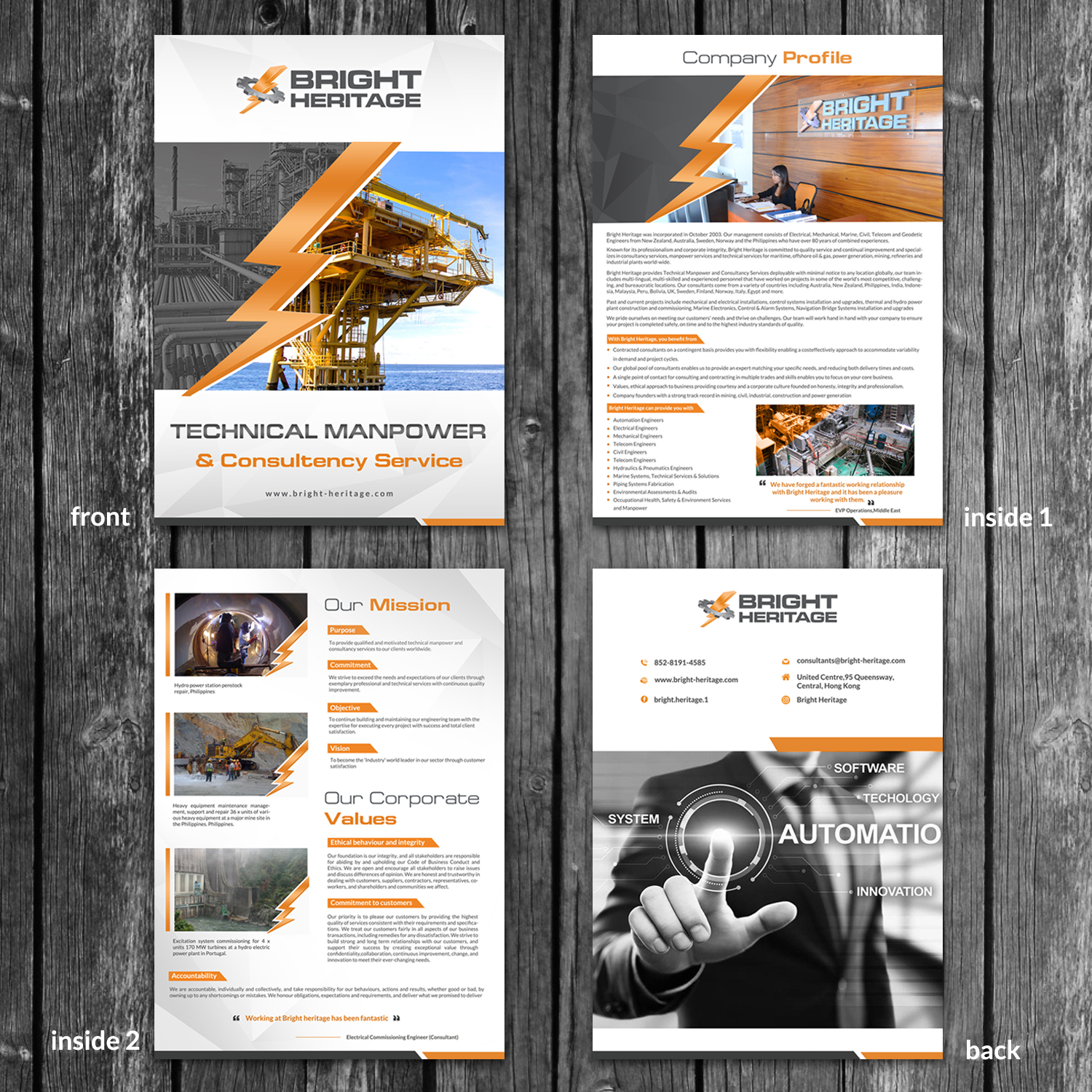 Serious, Modern, Engineering Consulting Flyer Design for a Company by ...