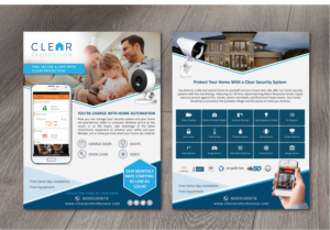 Home Security and Smart Home Flyer | 17 Flyer Designs for a business in ...