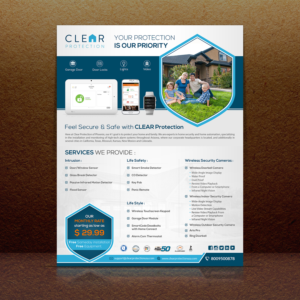 Home Security and Smart Home Flyer | 17 Flyer Designs for a business in ...