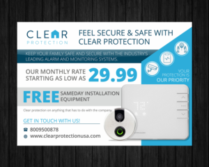 Home Security and Smart Home Flyer | 17 Flyer Designs for a business in ...