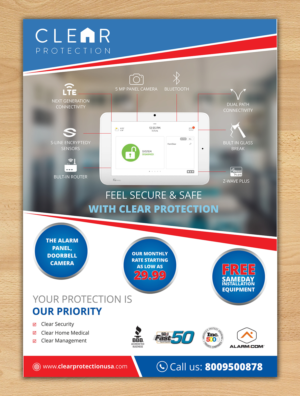Home Security and Smart Home Flyer | 17 Flyer Designs for a business in ...
