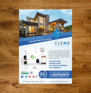 Home Security and Smart Home Flyer | 17 Flyer Designs for a business in ...