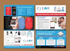 Home Security and Smart Home Flyer | 17 Flyer Designs for a business in ...