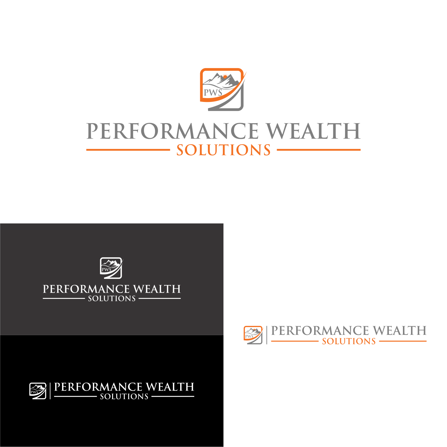 Performance Wealth Solutions, financial advisory practice needs logo ...