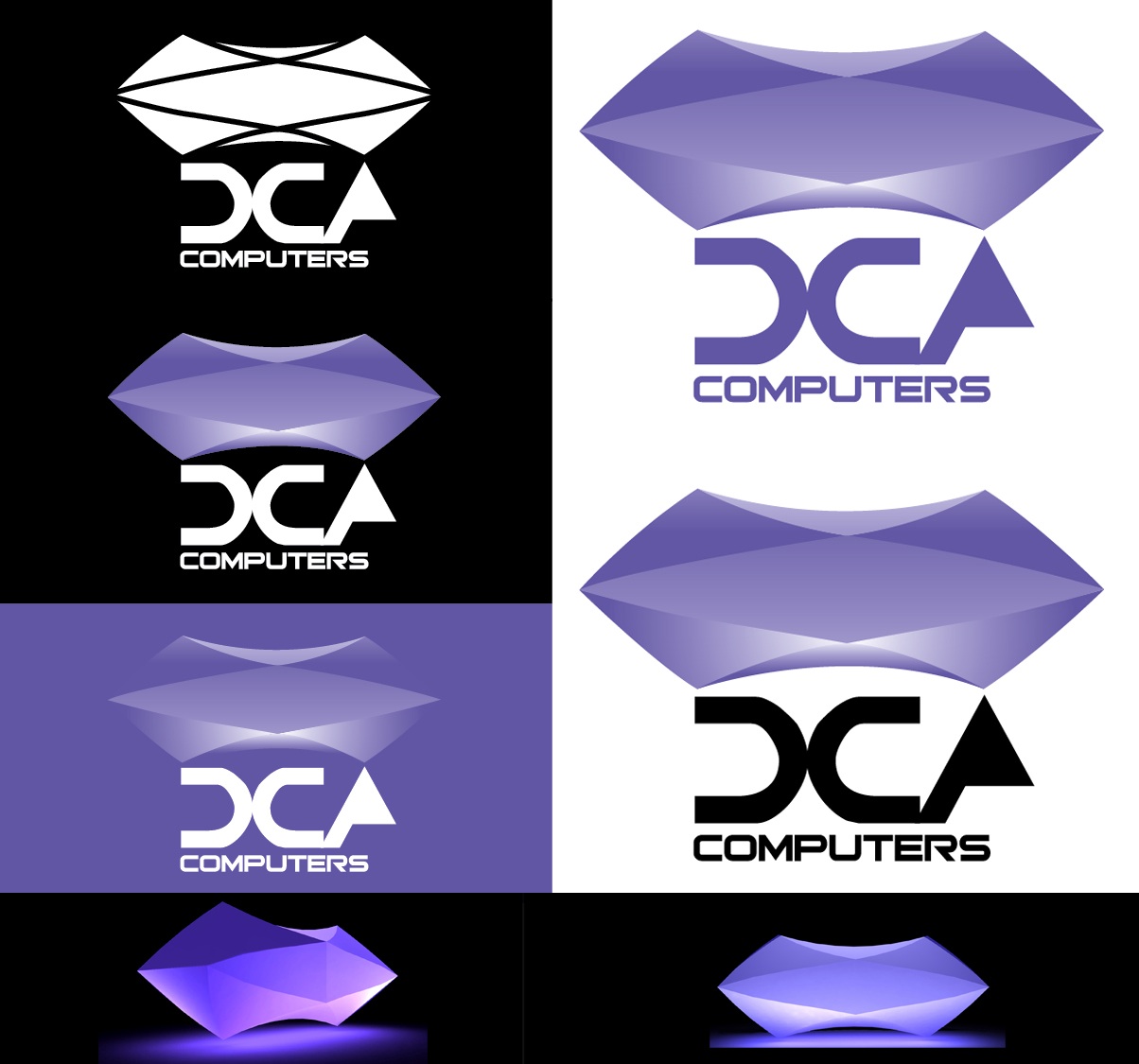 Computer Logo Design for DCA computers by Empathy Design | Design #43409
