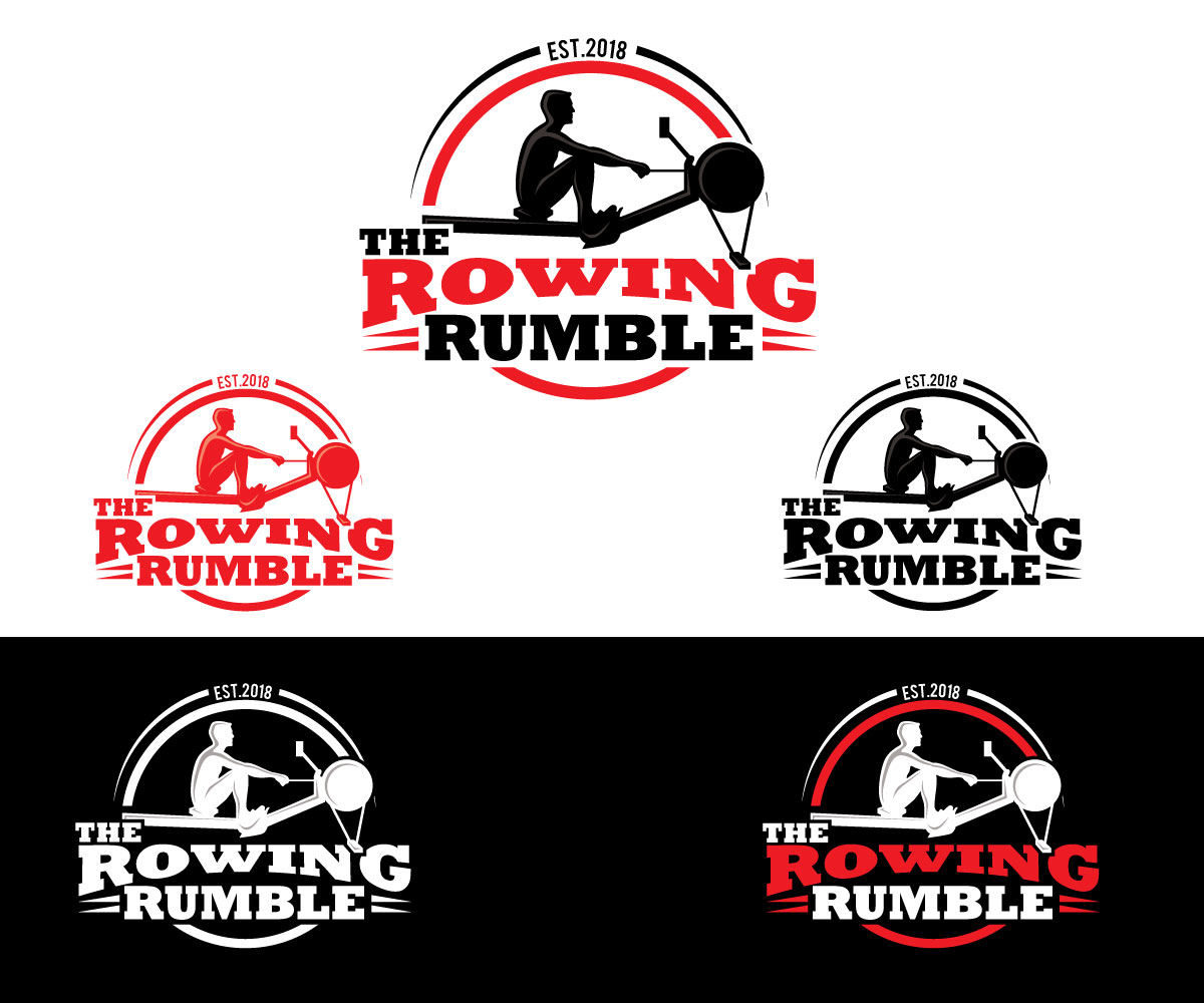 The Rowing Rumble Logo - Logo for a Rowing contest - fitness industry ...