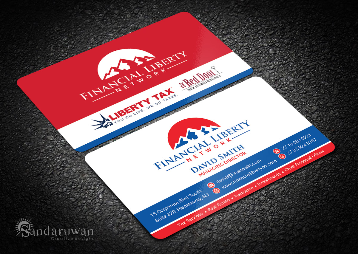 Financial Business Card Design for a Company by Sandaruwan | Design ...