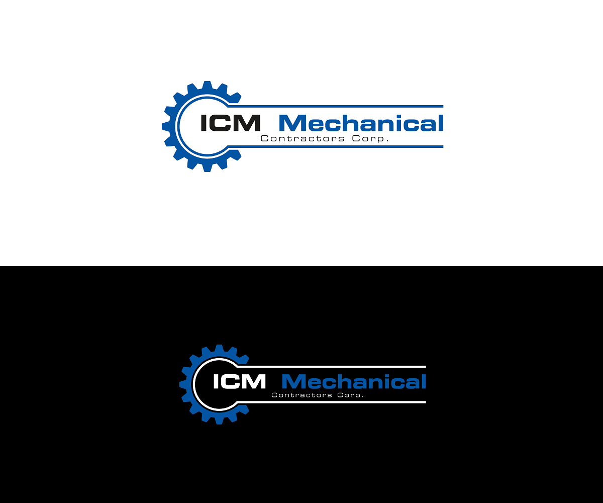 Masculine, Bold, It Company Logo Design for ICM Mechanical Contractors ...