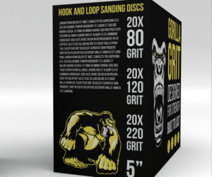 Sanding Disc Box Packaging Graphic design | 27 Packaging Designs for a ...