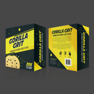 Sanding Disc Box Packaging Graphic design | 27 Packaging Designs for a ...