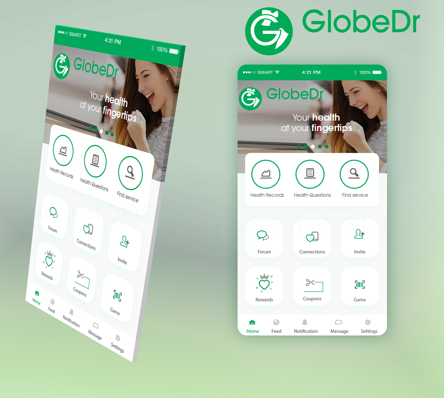 Bold, Modern, Health App Design for a Company by mobileAppSL | Design ...