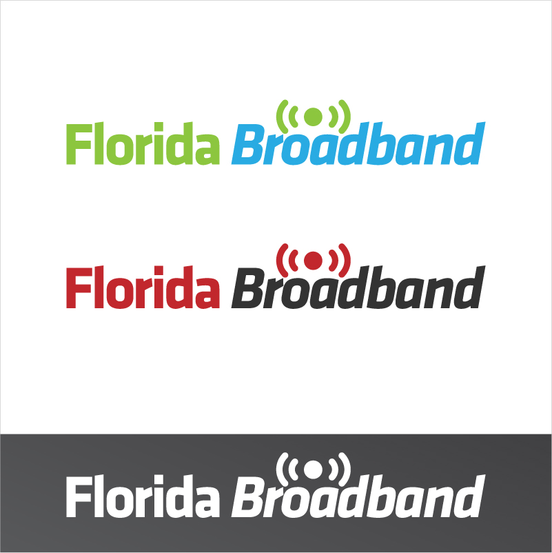 Logo Design for Florida Broadband by Fanol Ademi | Design #45480