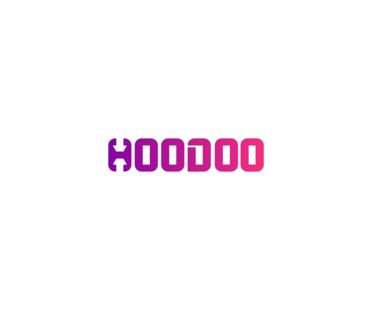 Bold, Modern, Mobile Media Application Logo Design for Hoodoo tagline ...