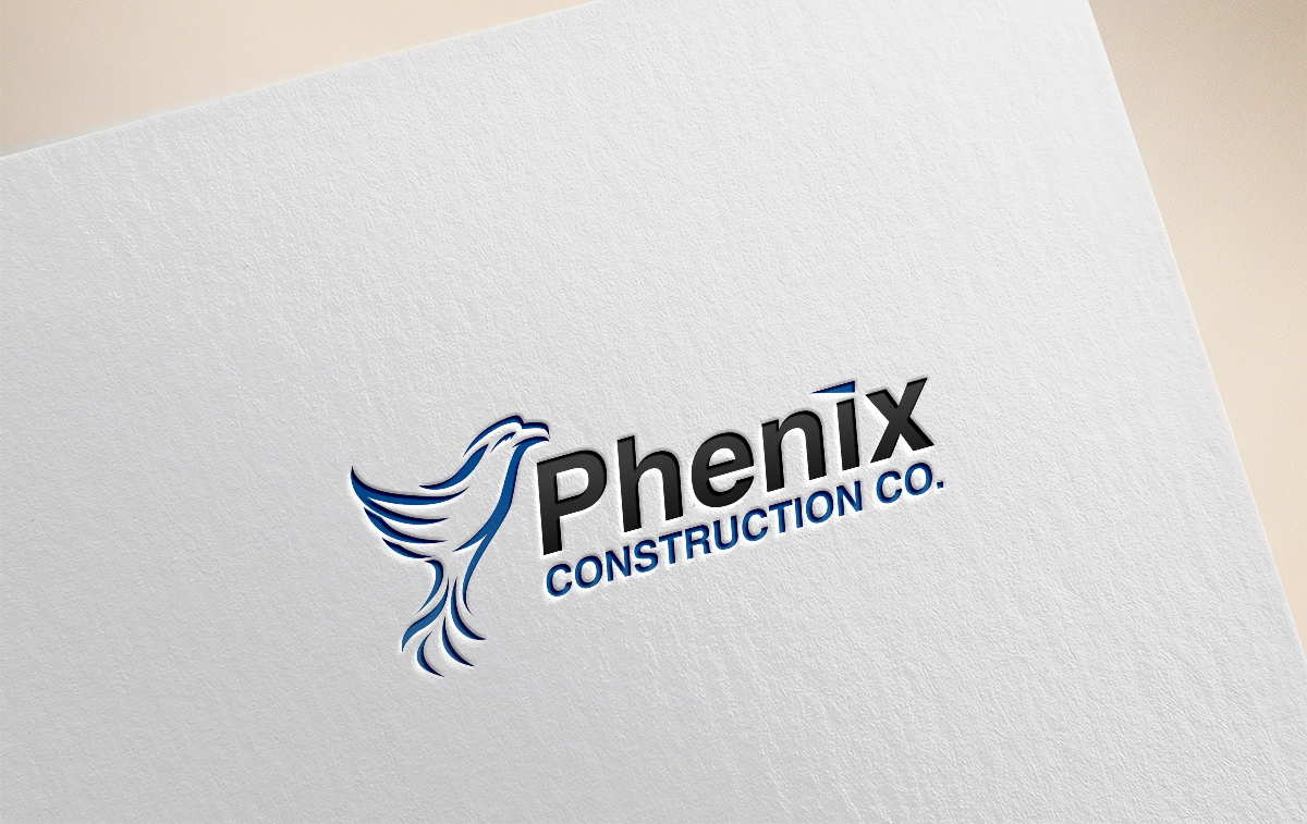 Masculine, Conservative, Construction Company Logo Design for Phenix Construction Co. by Digihex ...