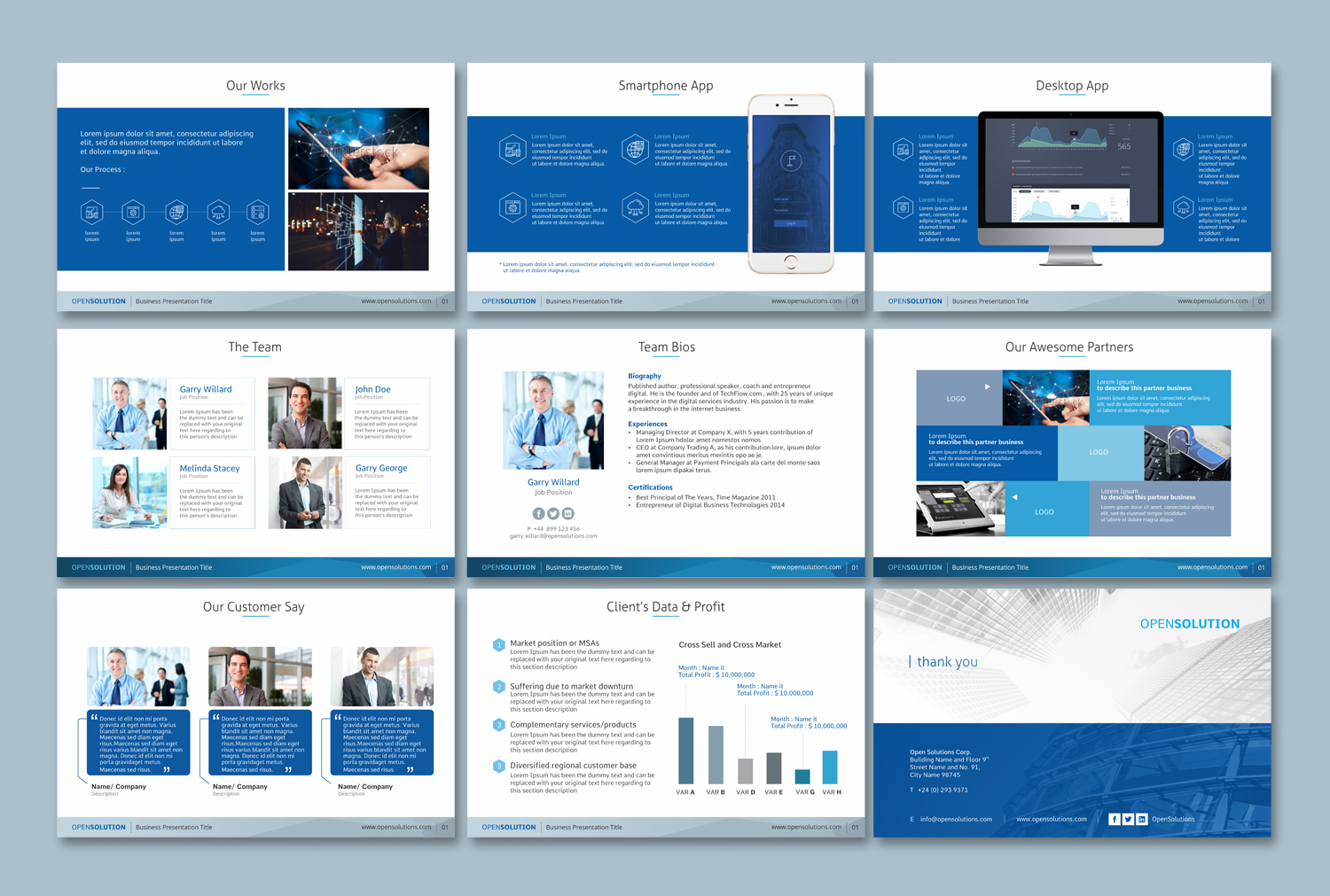 Modern, Masculine, It Company PowerPoint Design for a Company by ...