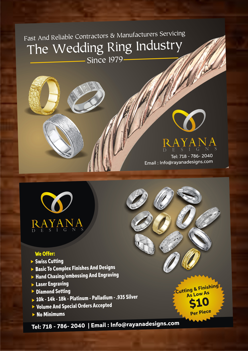 Elegant, Serious, Jewelry Flyer Design for a Company by yadavsushil ...