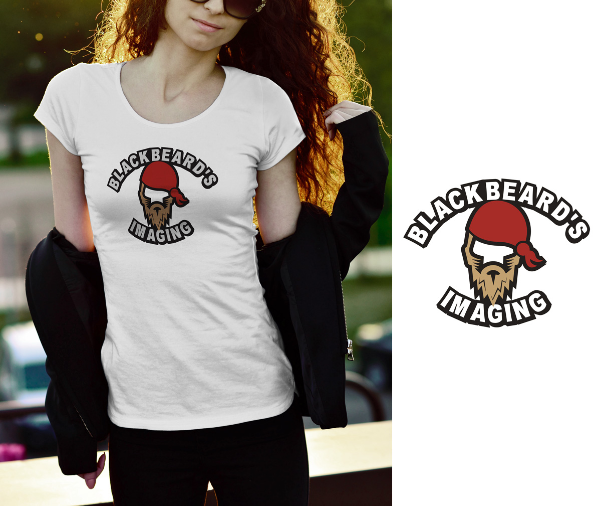 Bold, Modern, Digital Printing Logo Design for Blackbeard's Imaging by ...