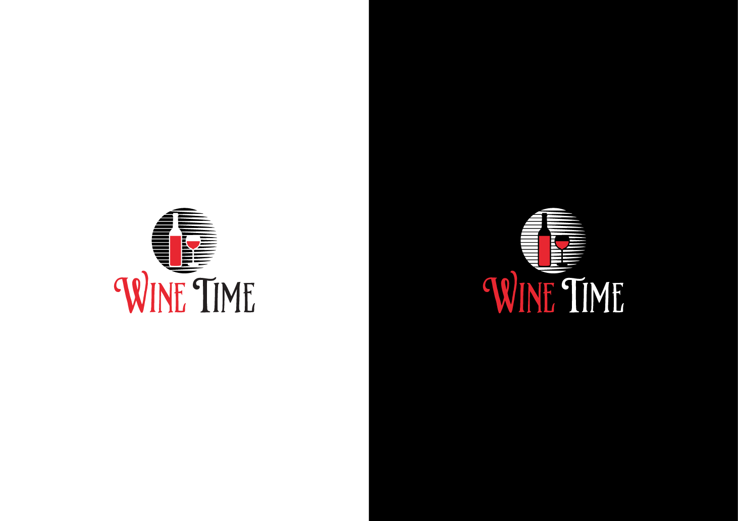 Elegant, Playful, Travel Logo Design for Wine Time or Wine Time! by art ...