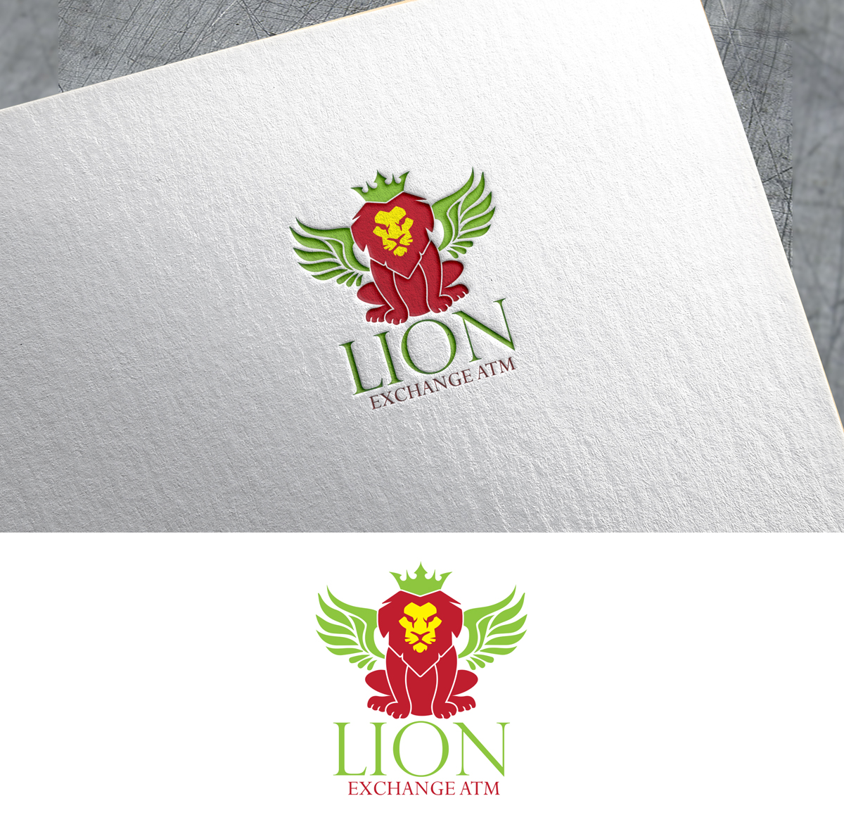 Elegant, Traditional, It Company Logo Design for Lion Exchange ATM by ...