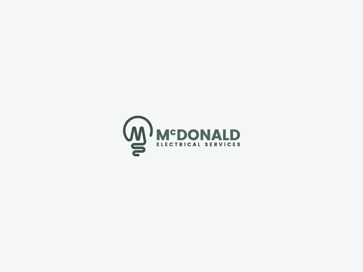 Masculine, Elegant, Business Logo Design for McDonald Electrical ...
