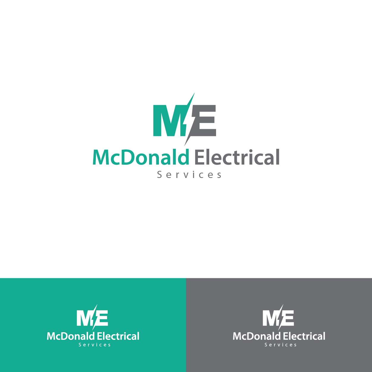 Masculine, Elegant, Business Logo Design for McDonald Electrical ...