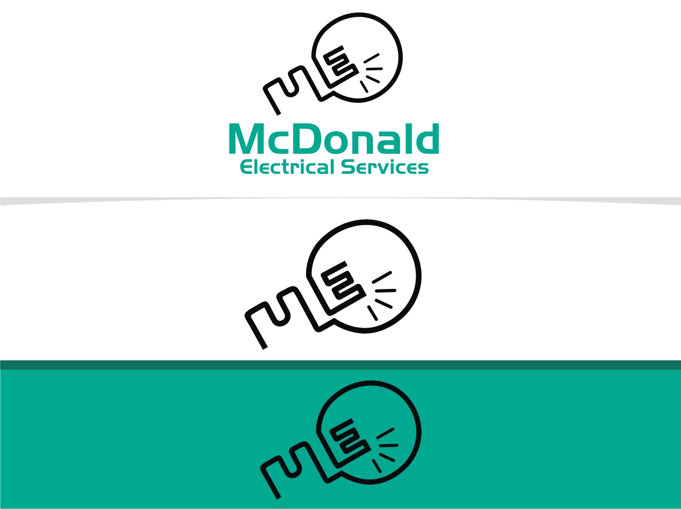 Masculine, Elegant, Business Logo Design for McDonald Electrical ...