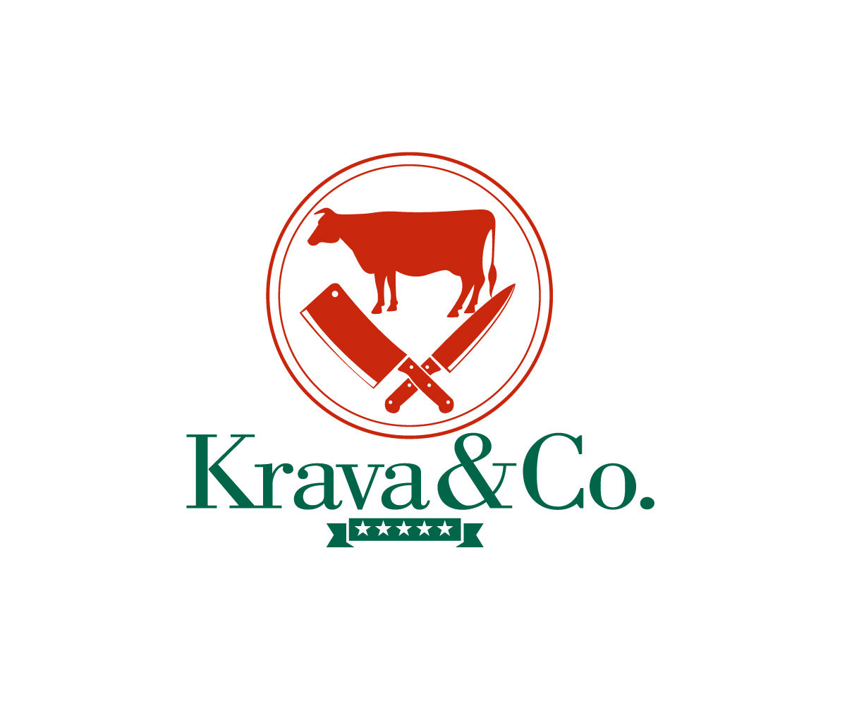 Serious, Modern, Food Production Logo Design for Krava&Co. by Jay ...