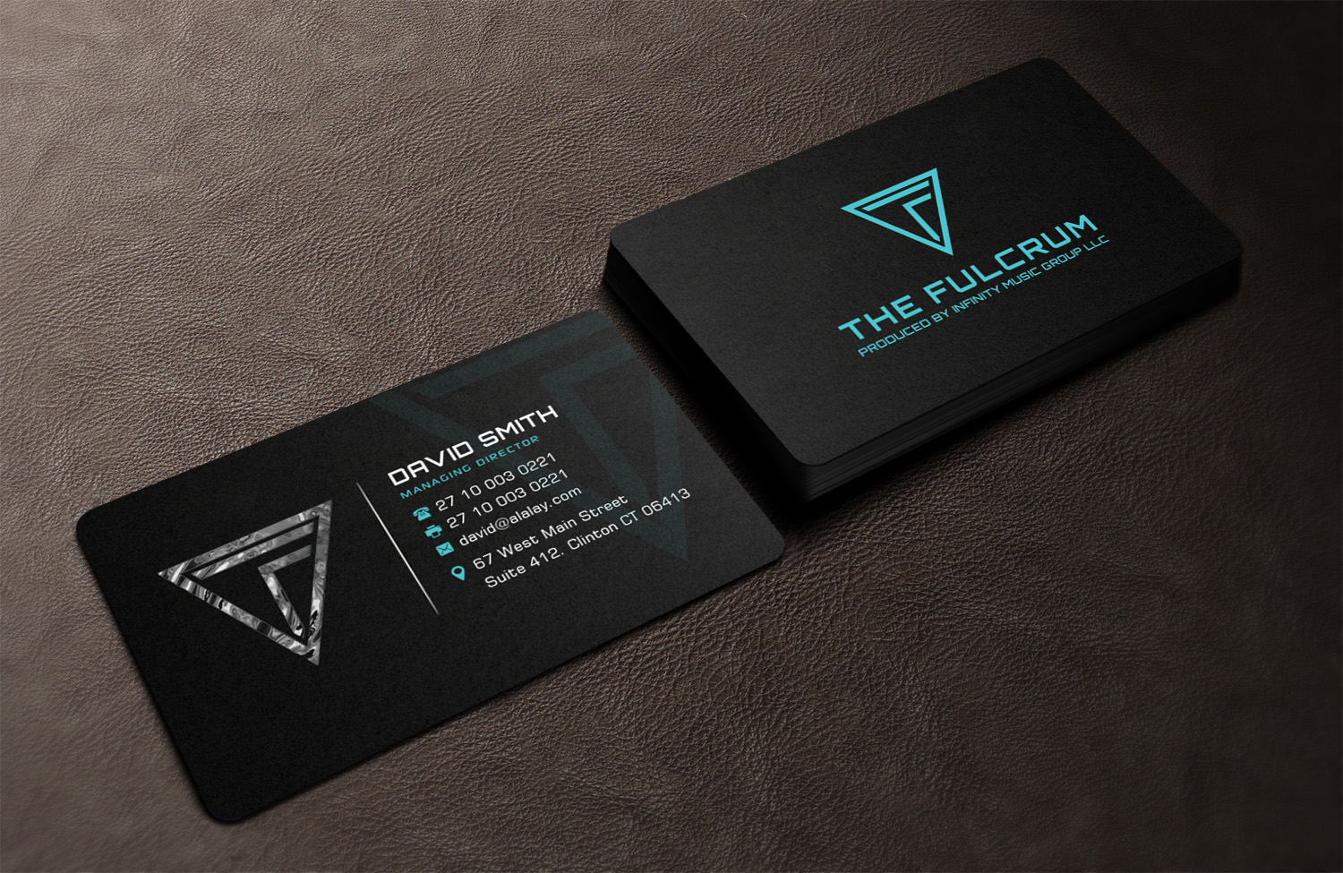 Bold, Modern, Festival Business Card Design for Infinity Music Group ...