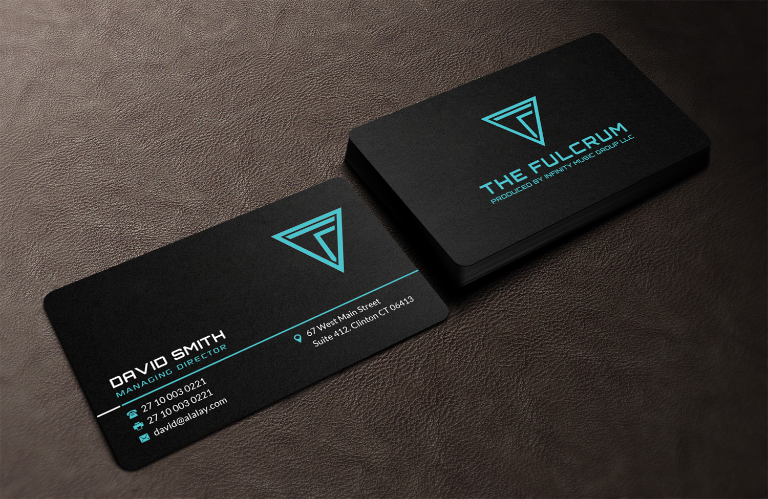 Bold, Modern, Festival Business Card Design for Infinity Music Group ...