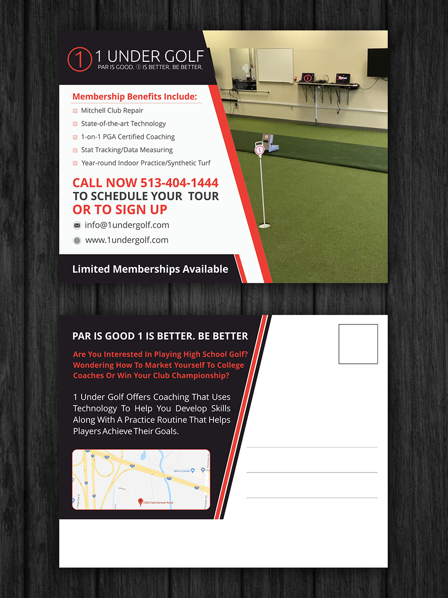 Elegant, Playful, Training Postcard Design for a Company by ESolz ...