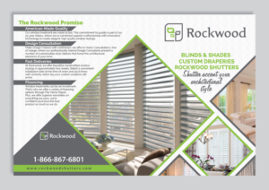 New sales flyer - Rockwood Shutters | 37 Flyer Designs for a business ...