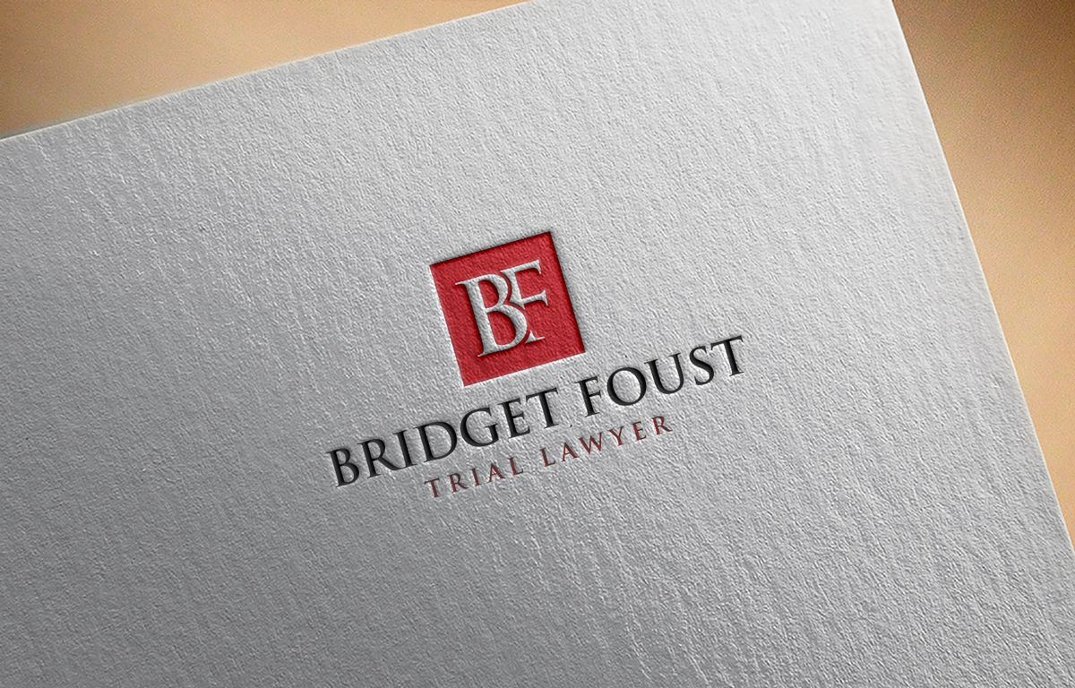 Bold, Serious, Legal Logo Design for Bridget Foust Trial Lawyer by ...