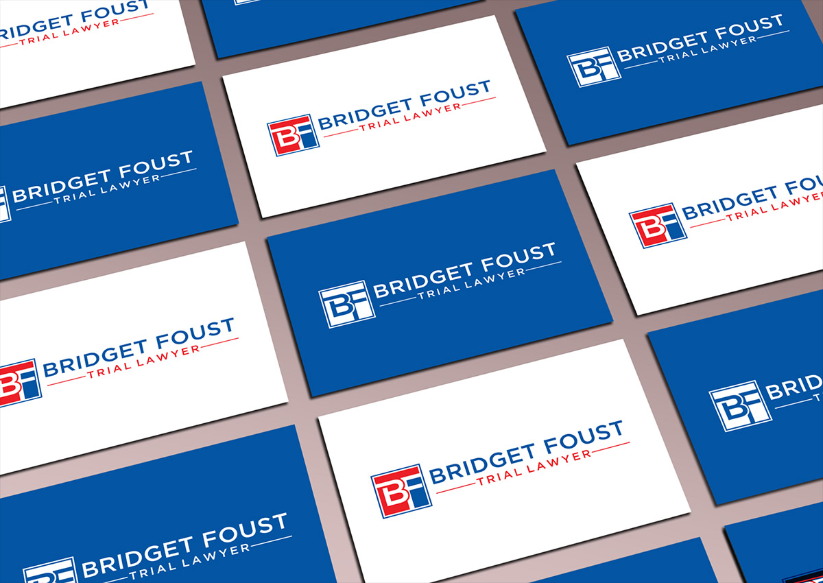 Bold, Serious, Legal Logo Design for Bridget Foust Trial Lawyer by ...