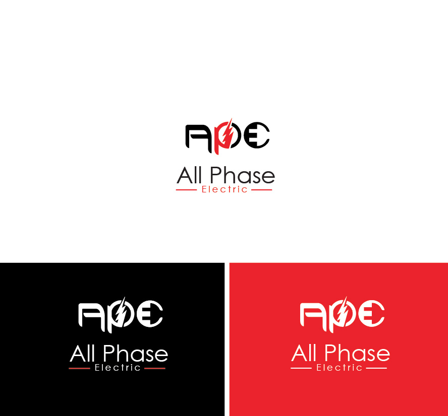 Bold, Serious, Business Logo Design for All Phase Electric -or (APE) by ...