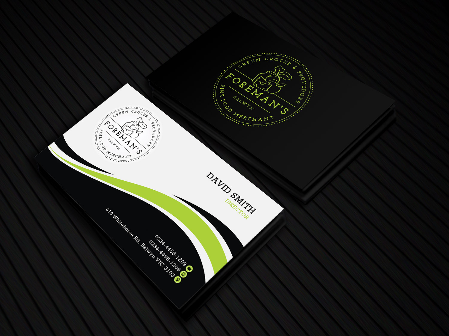 Upmarket, Elegant, Retail Business Card Design for a Company by ...