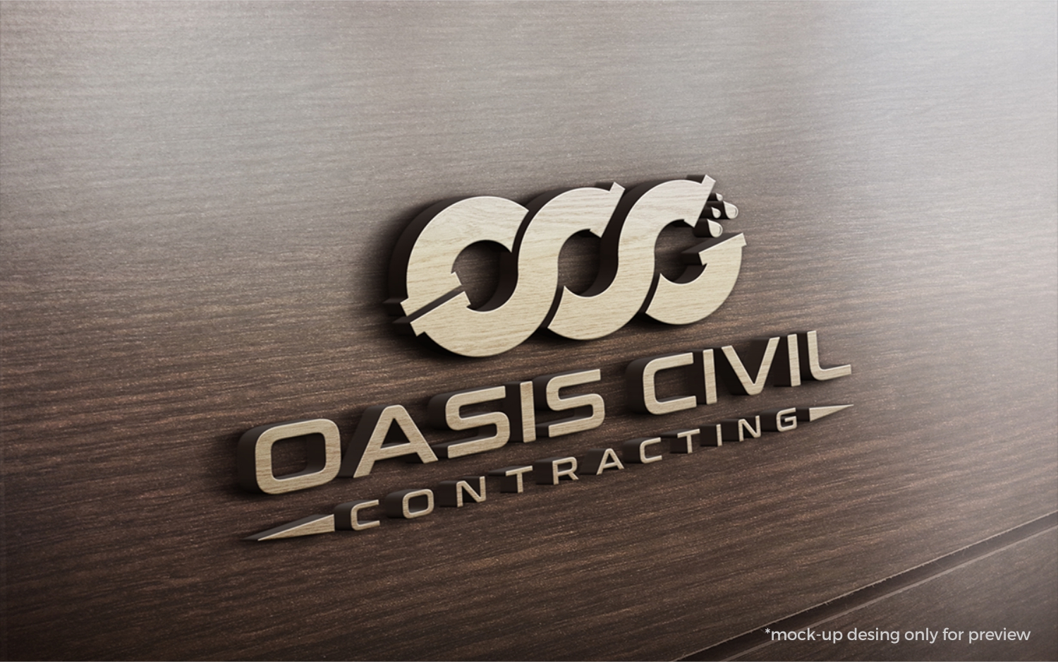 Playful, Modern, Construction Logo Design for Oasis Civil Contracting ...