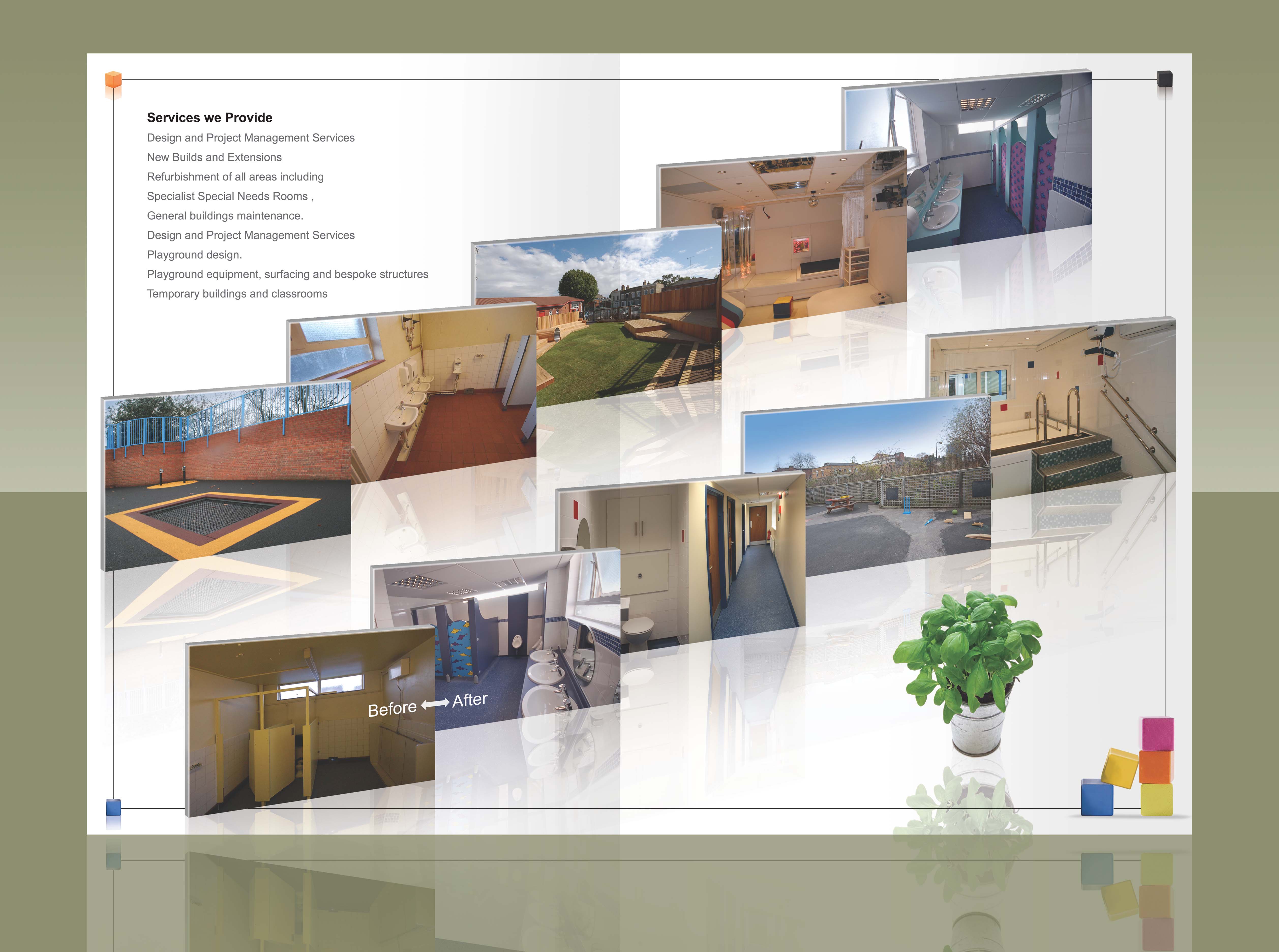School Brochure Design for School Design and Build Limite by Maskedbulb ...