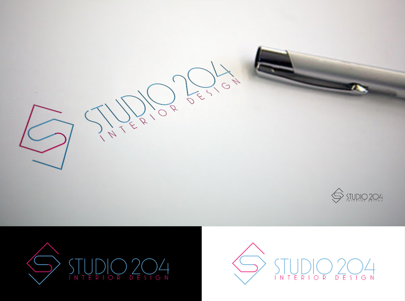 Professional, Upmarket, Residential Logo Design for Studio 204 or ...
