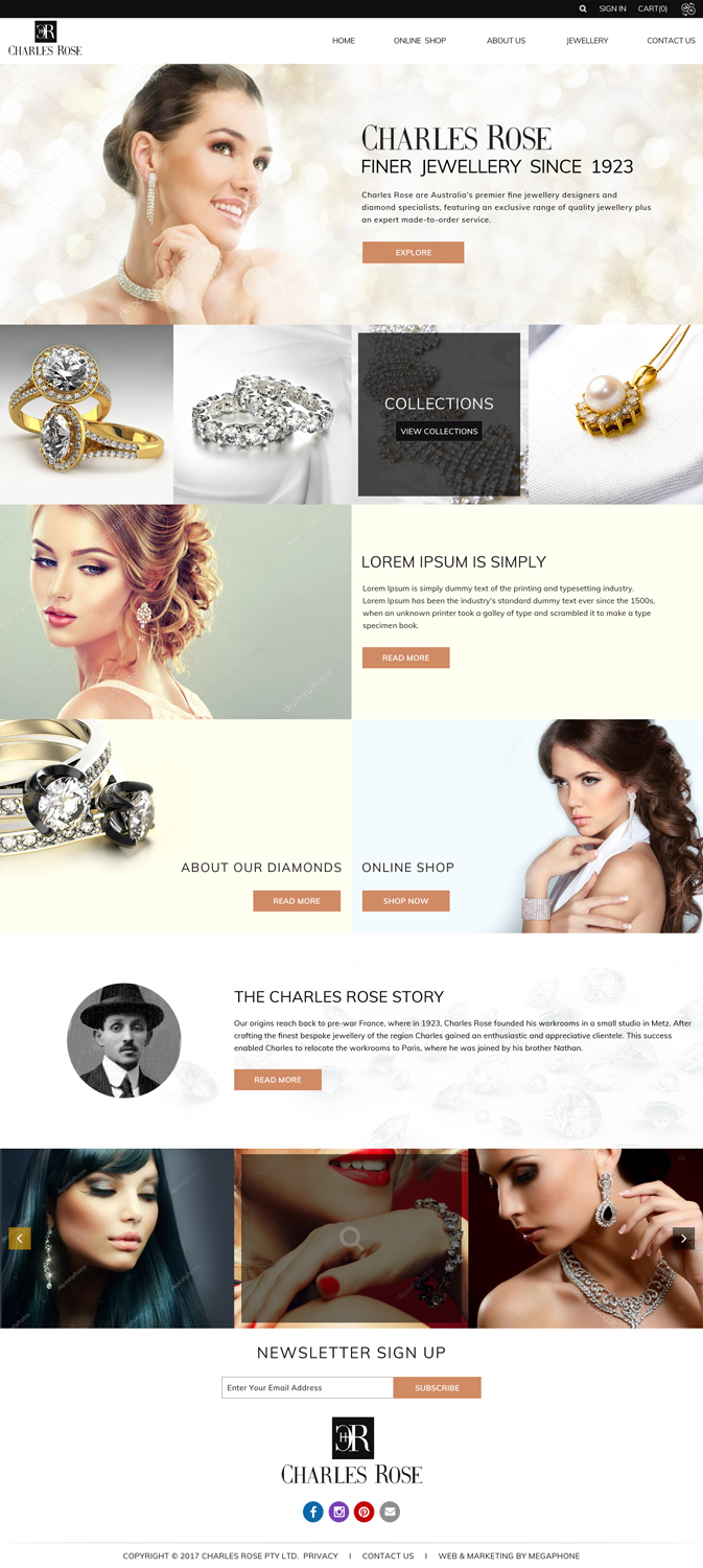 Elegant, Conservative Web Design for a Company by Sujit Banerjee ...