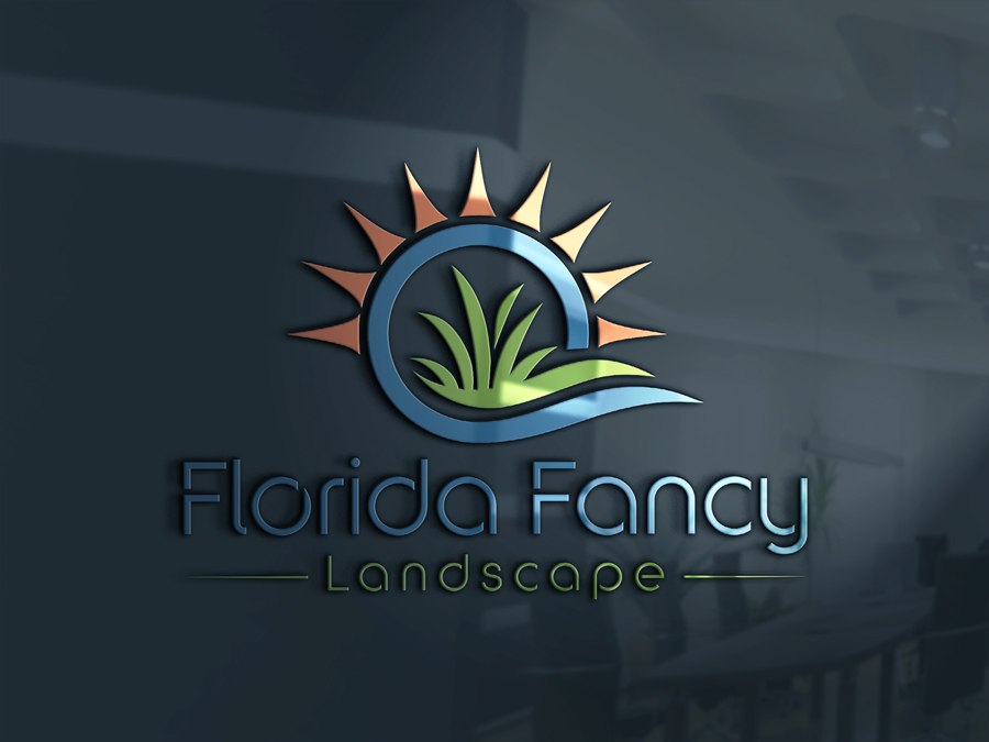 Bold, Modern, Landscape Logo Design for Florida Fancy Landscape by Nutral | Design #17221636
