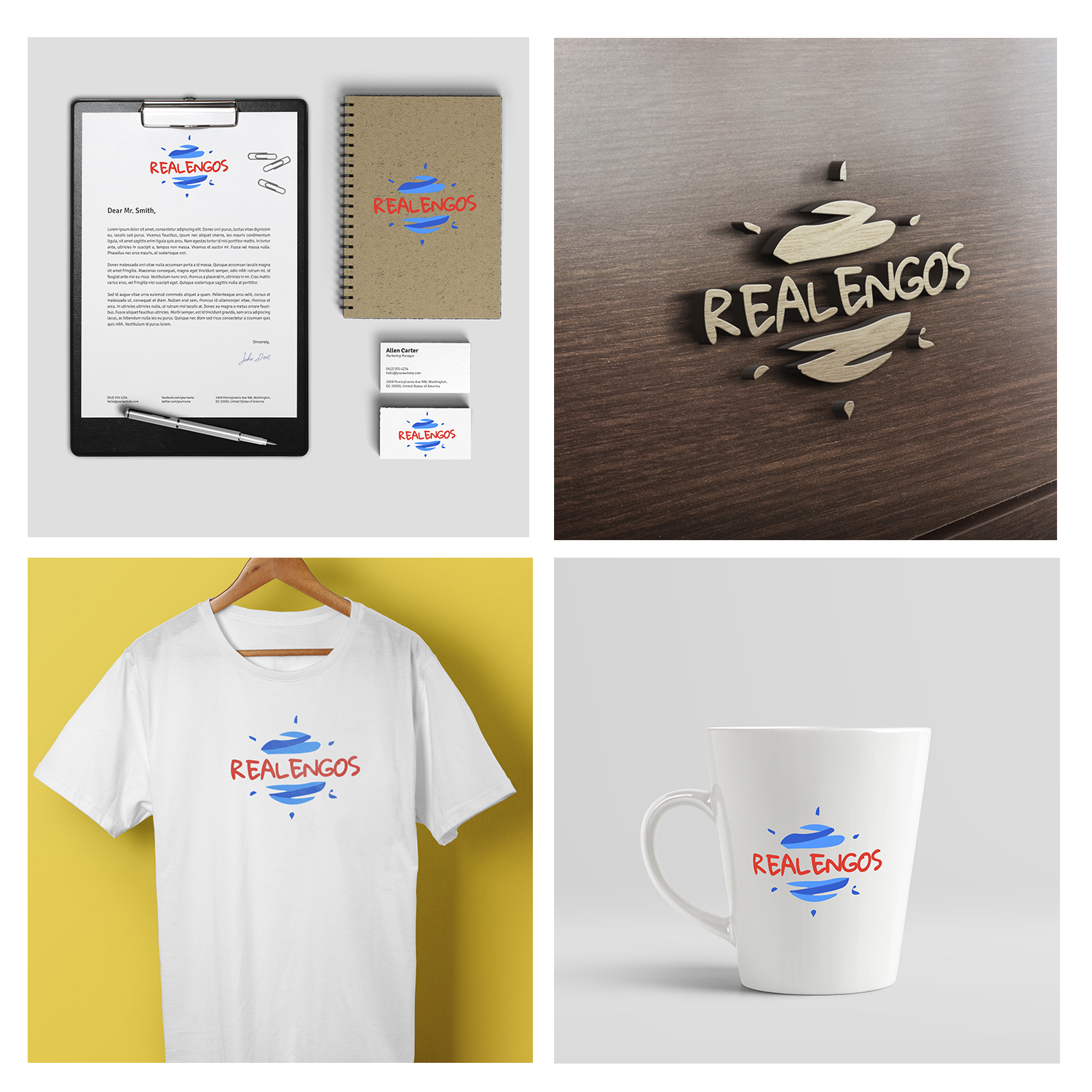 Colorful, Bold Logo Design for Realengos by Artur Zherdetskii | Design ...