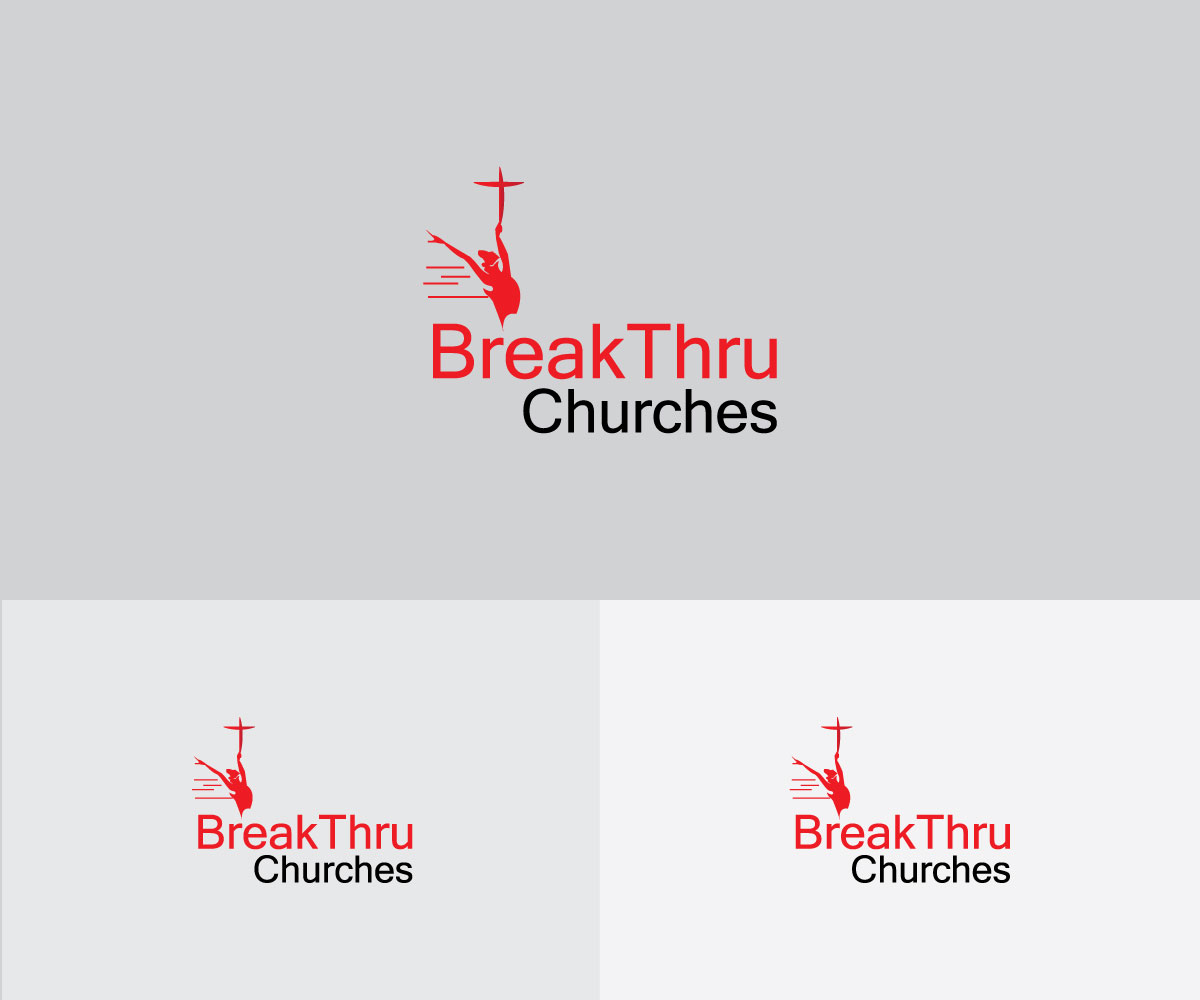 Masculine, Bold, Church Logo Design for BreakThru Churches by eMARK ...