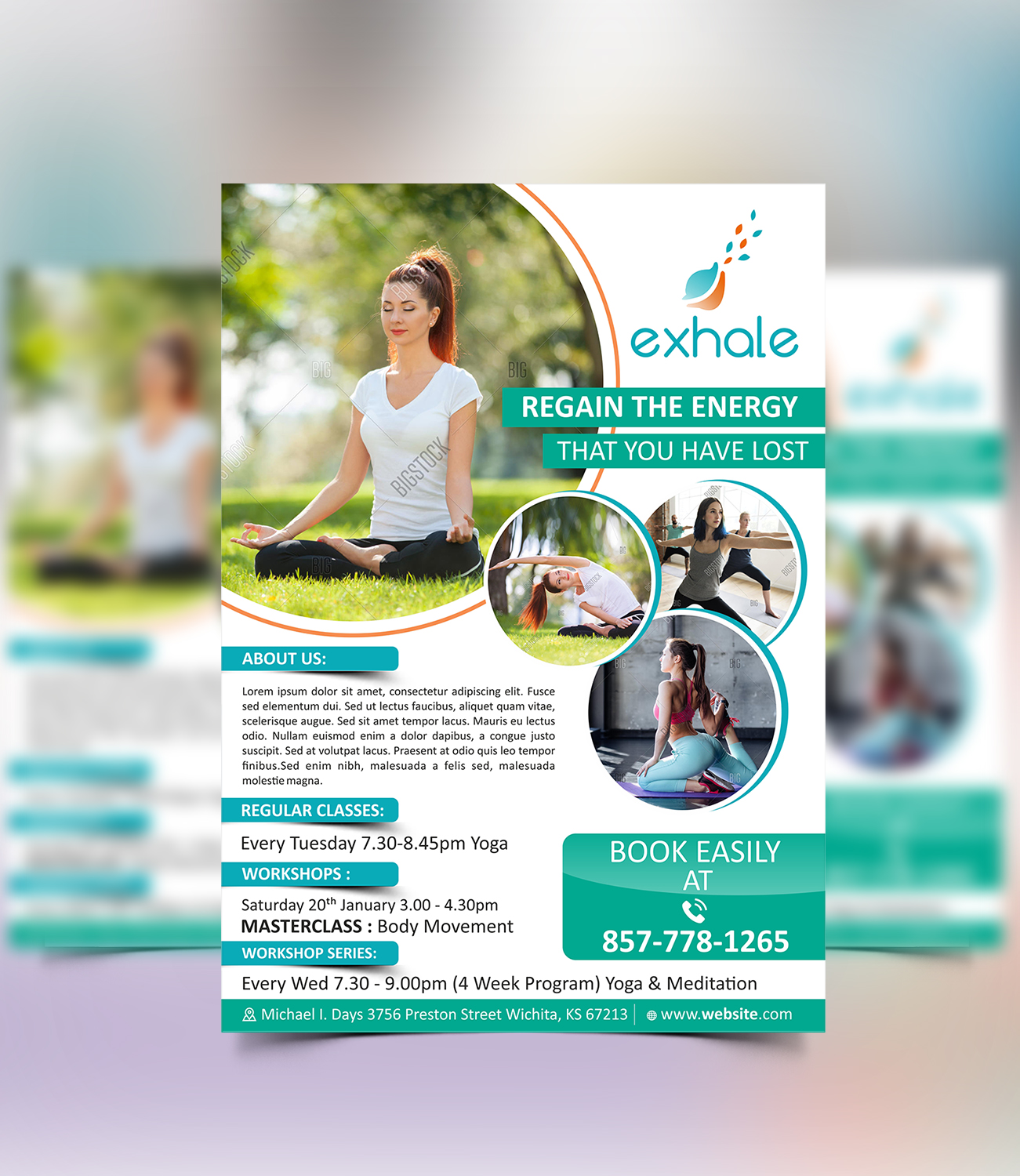 Feminine, Modern, Health And Wellness Flyer Design for a Company by ...