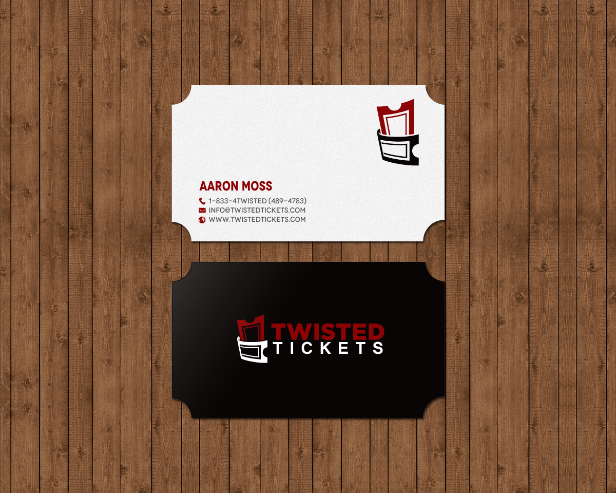 Modern, Bold, Entertainment Business Card Design for Aaron J. Moss dba ...