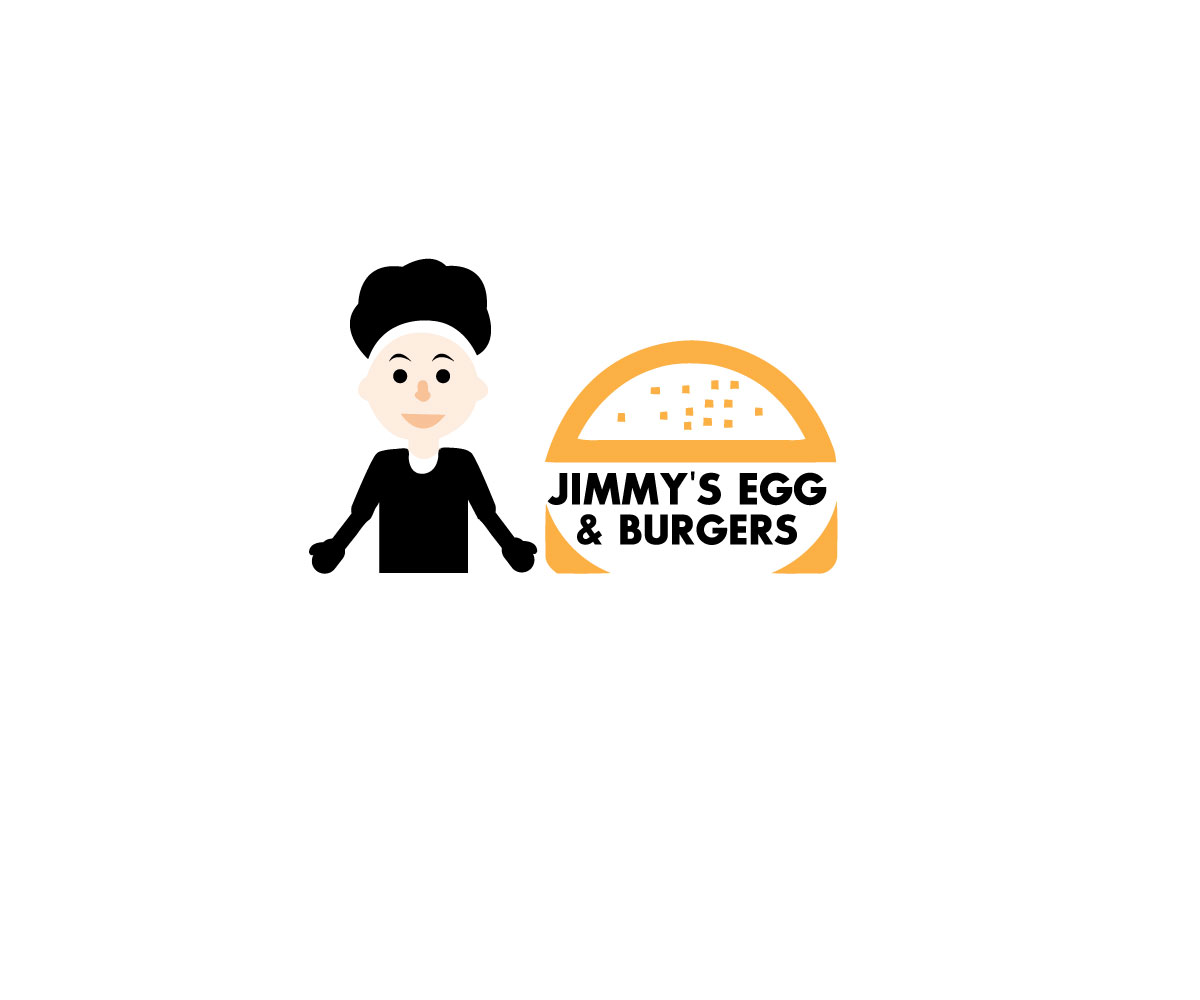 Playful, Colorful, Restaurant Logo Design for Jimmy's Egg & Burgers by ...