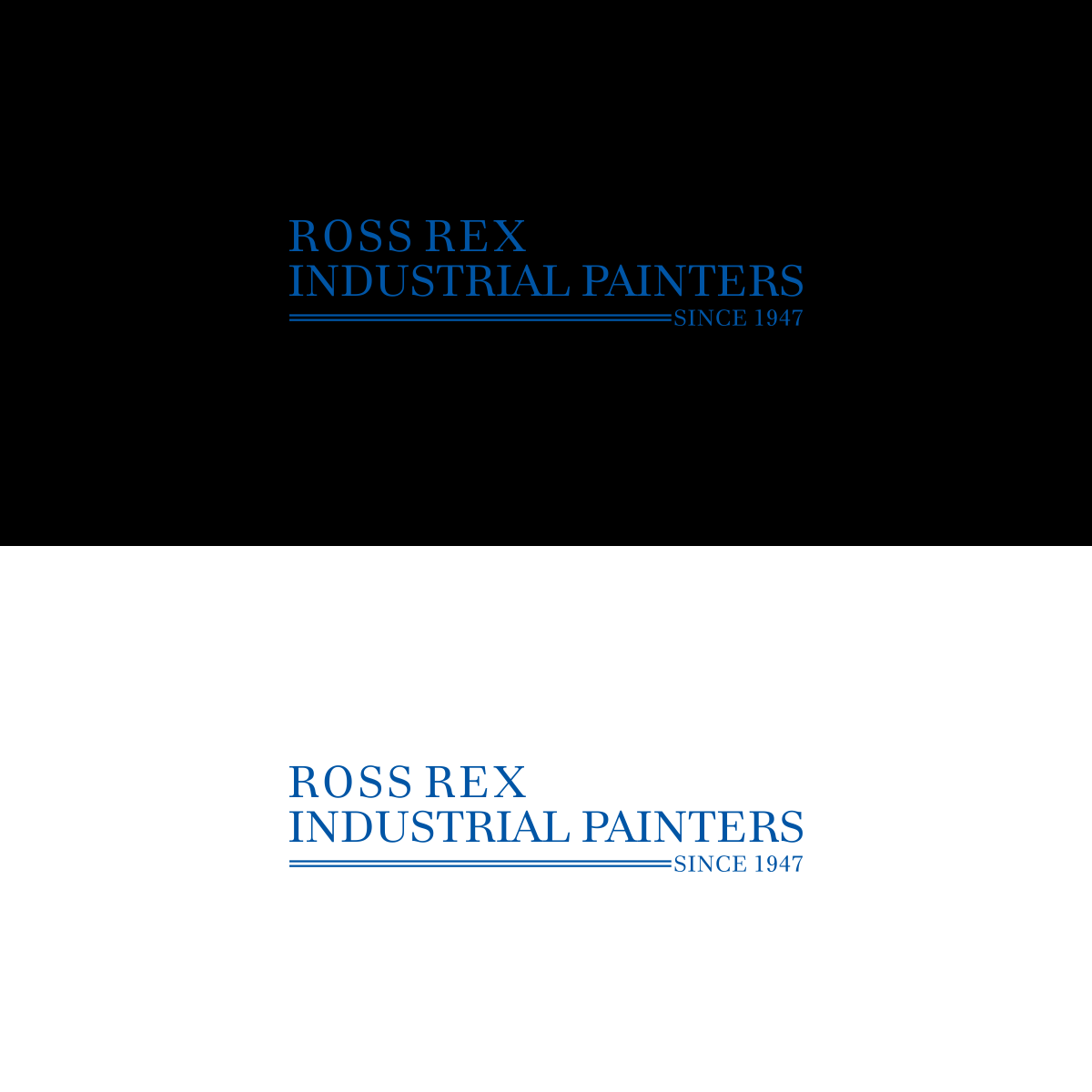 Bold, Serious, It Company Logo Design for Ross Rex Industrial Painters Since 1947 by ...