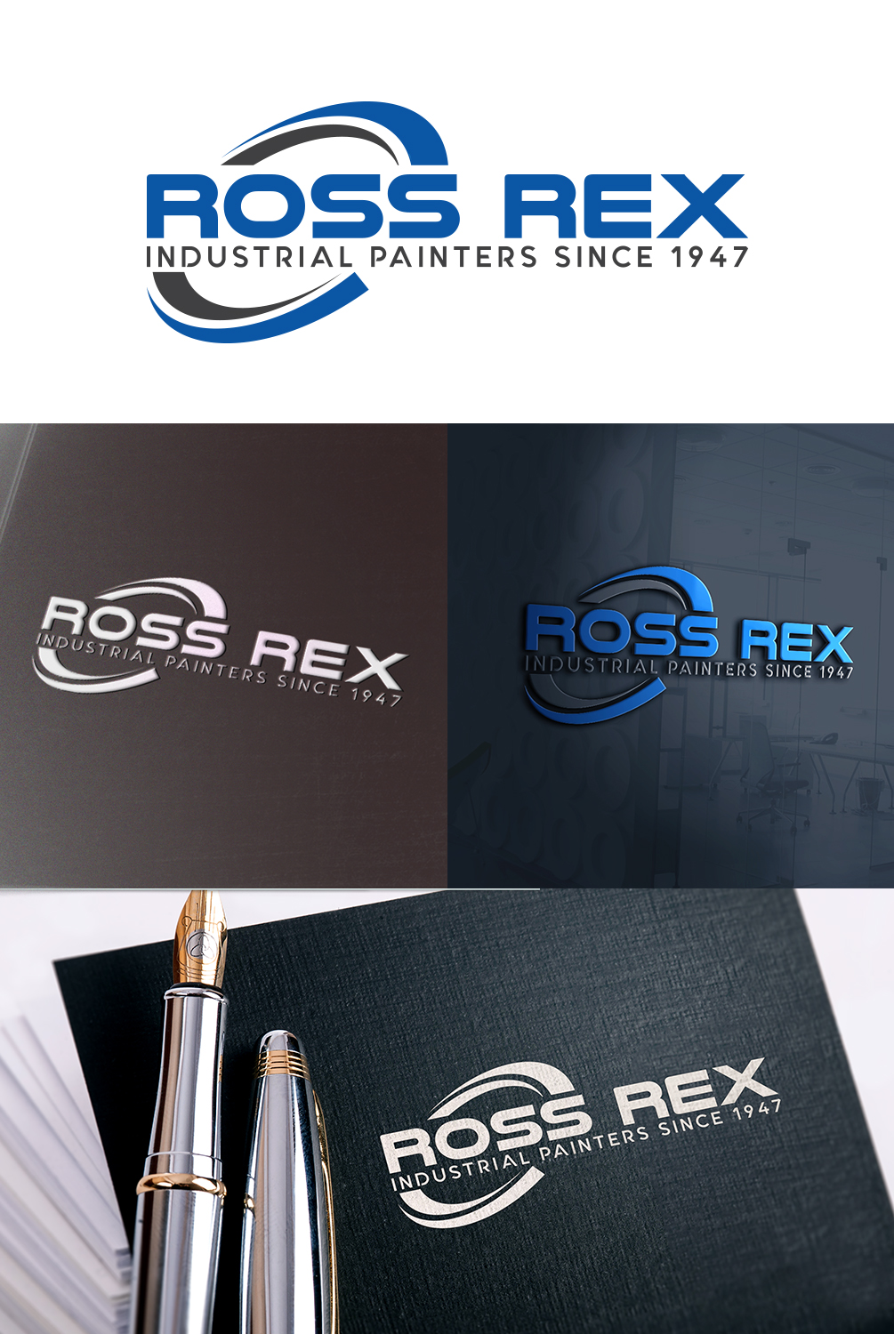 Bold, Serious, It Company Logo Design for Ross Rex Industrial Painters Since 1947 by faical ...