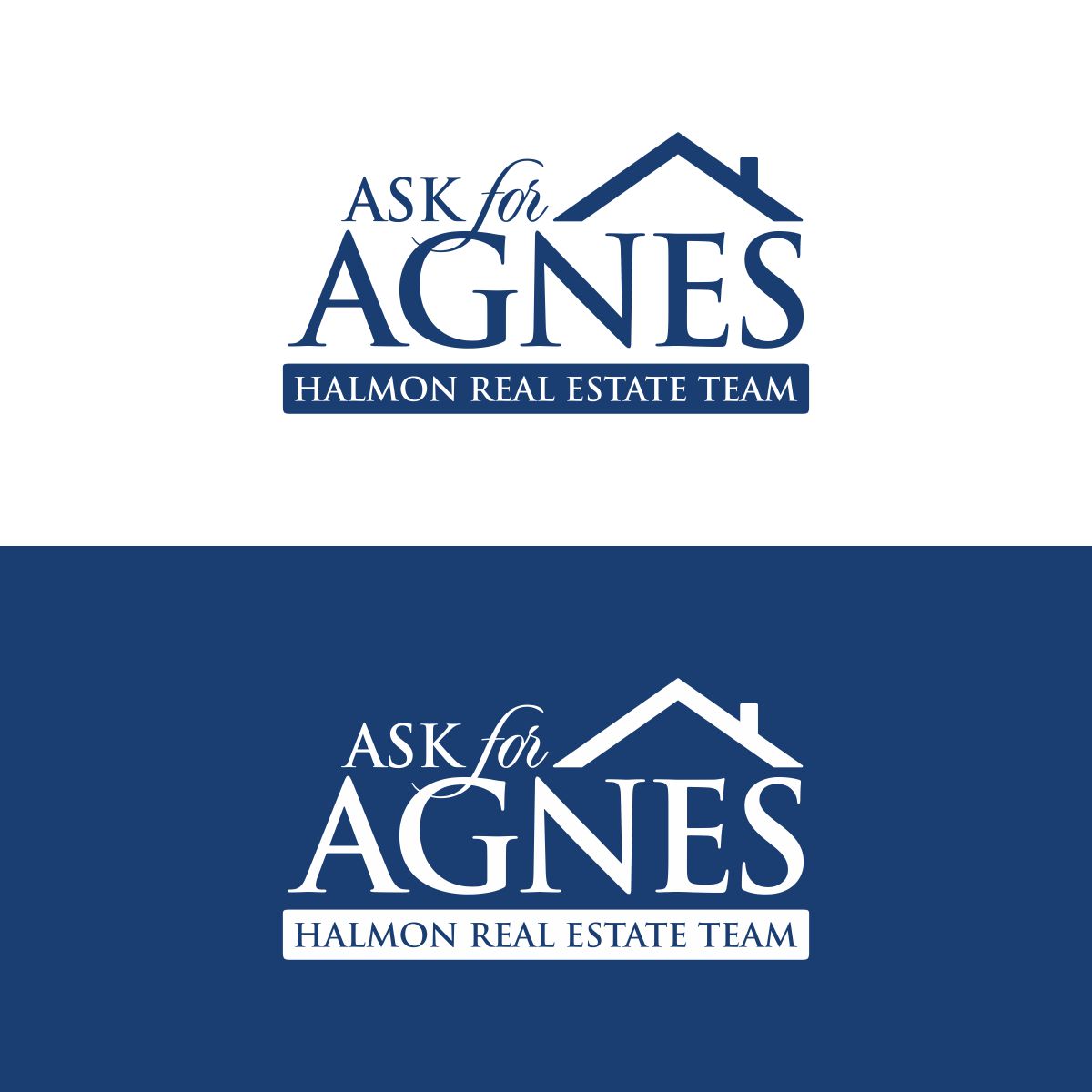Professional, Feminine, Real Estate Logo Design for Ask for Agnes ...