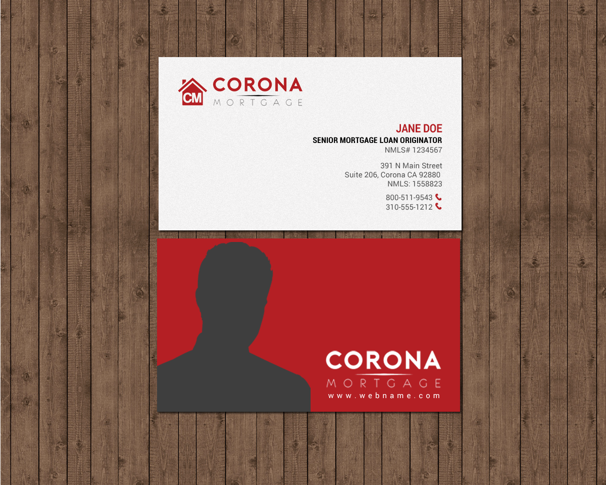 Modern, Upmarket, Mortgage Lender Business Card Design for a Company by ...